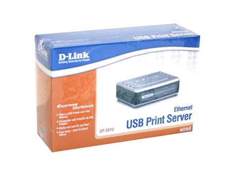 D Link DP U Ethernet USB Print Server Newegg Com