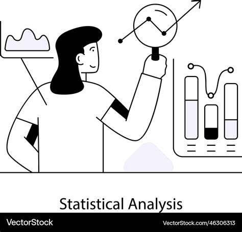 Statistical Analysis Royalty Free Vector Image