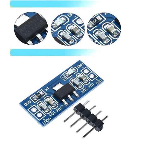 Comprar 5x Módulo Regulador De Tensão Ams1117 33 Arduino Esp32 33v Loja Toni Eletrônica