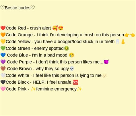 Best Friend Code Collection