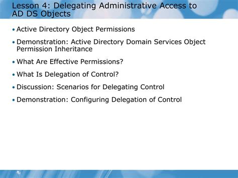Ppt Module 3 Configuring Active Directory Objects And Trusts