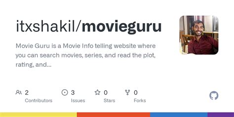 GitHub Itxshakil Movieguru Movie Guru Is A Movie Info Telling Website Where You Can Search