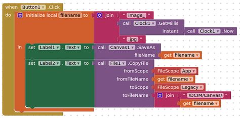 saving canvas to internal storage mit app inventor help mit app