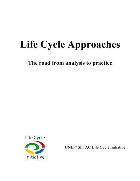 pdf life cycle approaches · pdf filelife cycle approaches avoid