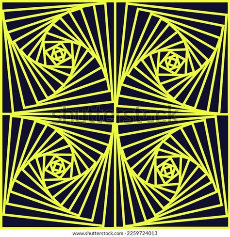 Overlapping Squares Mathematics Graphics Design Fabric Stock Vector