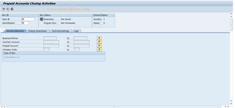 PPAC CLOSE SAP Tcode Prepaid Accounts Closing Activities