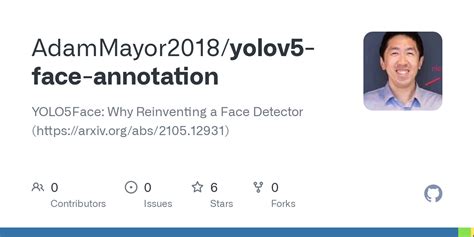 GitHub AdamMayor Yolov Face Annotation YOLO Face Why Reinventing A Face Detector Https