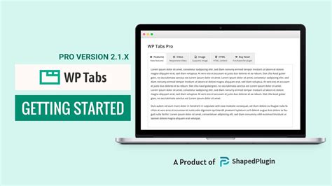 Wp Tabs Pro Getting Started Youtube