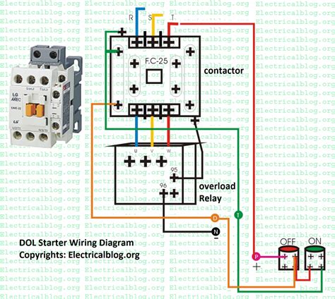 Wiring Diagram Of A Dol Starter