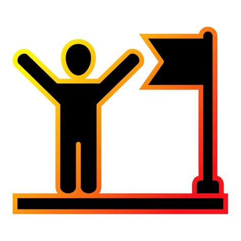 성공 아이콘 프리미엄 벡터