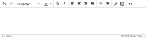 Tinymce Toolbar Configuration Customizing Tinymce Toolbar Options And