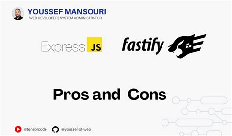 youssef mansouri on linkedin expressjs fastify coding nodejs
