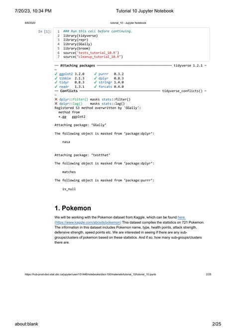 Solution Tutorial 10 Jupyter Notebook Studypool