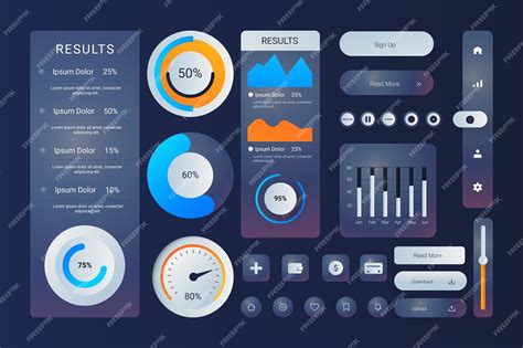 Premium Vector Uiux Element Set