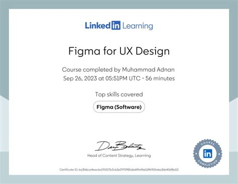 Muhammad Adnan On Linkedin Certificate Of Completion