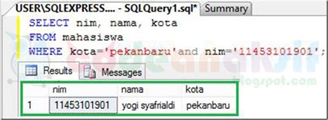 Cara Mengambil Data Dan Fungsi Select Pada Sql Server 2005 Baca Coding