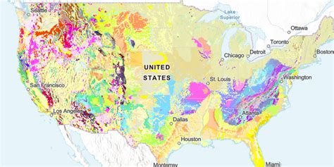 Usgs Presents Detailed National Scale Geologic Map Mining