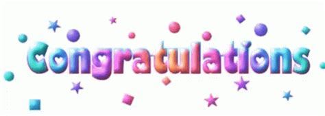 Congratulation Purple Confetti Greeting 