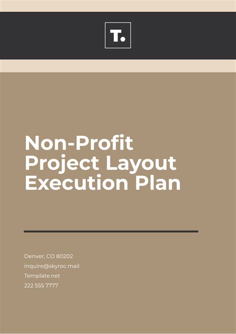 Free Project Execution Plan Templates Editable And Printable