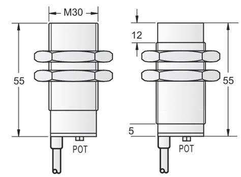 NPN PNP Cylindrical Inductive Proximity Sensor M DC Metal Tube For Position Detection With
