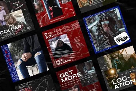 High Hype Instagram Templates