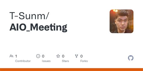 GitHub T Sunm AIO Meeting