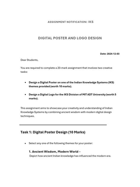 Assignment Notification Iks Soc 24 Pdf Ayurveda