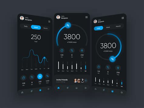Step Counter App On Behance