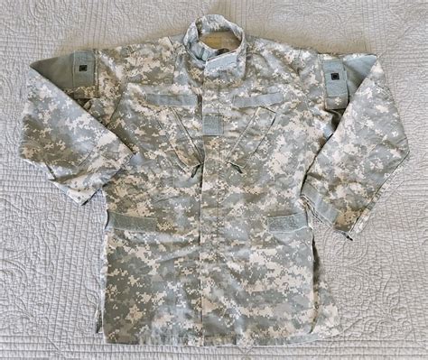 Us Army Acu Digital Camo Combat Uniform Jacket Milita Gem