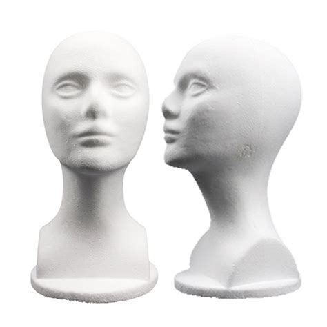 Ebern Designs Female Foam Head Mold Wig Hat Headwear Display Model