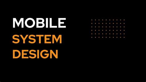 Mukul Jangir On Linkedin 🔰 Learn Mobile System Design ⏺ Why Mobile System Design Before Building…