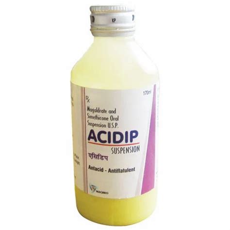 Acidip Antacid Suspension Packaging Size 170 Ml At ₹ 85 Bottle In Solan