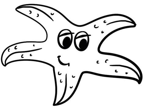 A Lovely Starfish Coloring Page Download Print Or Color Online For Free