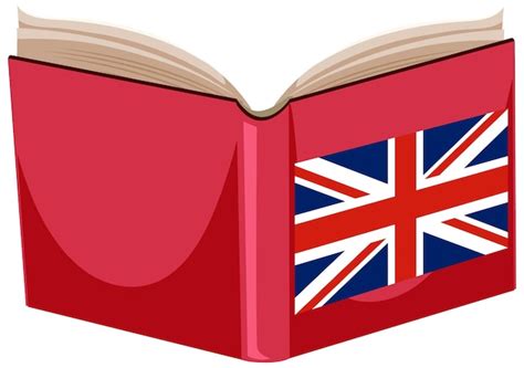 Free Vector Flag Of United Kingdom On Book Cover