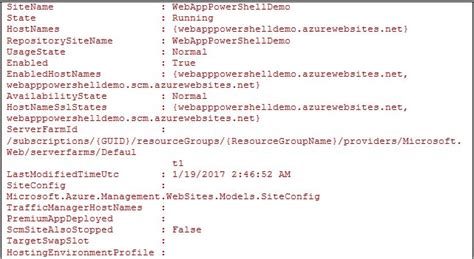 Working With Azure Web App Using Azure Powershell