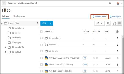 Recover Deletions