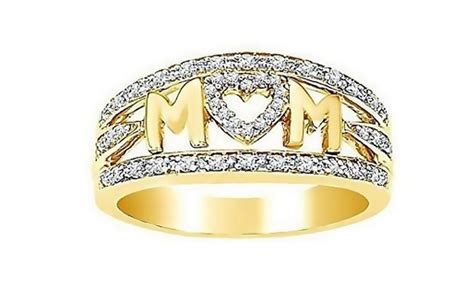 Crystal Mum Ring Groupon Goods
