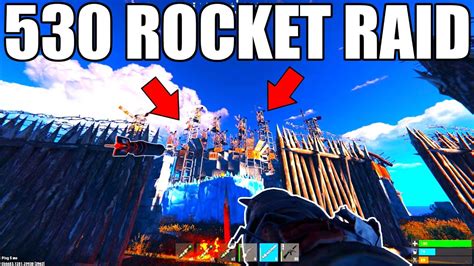 I Joined A 530 Rocket Raid Rust Console Edition Youtube