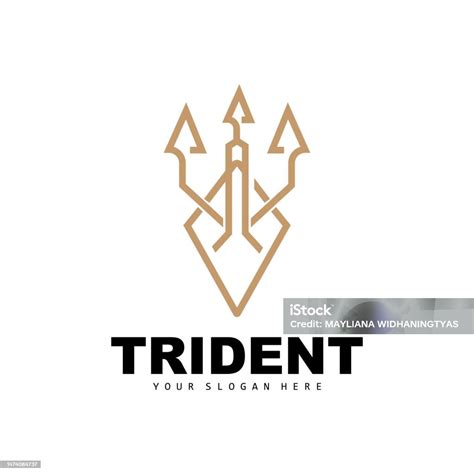 삼지창 포세이돈 해왕성의 벡터 매직 스피어 트리톤 킹 디자인 템플릿 아이콘 브랜드 일러스트레이션 로고에 대한 스톡 벡터 아트 및 기타 이미지 Istock