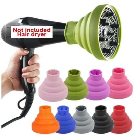 Travel Hair Dryer Diffuser Universal Collapsible Silicon For Curly And
