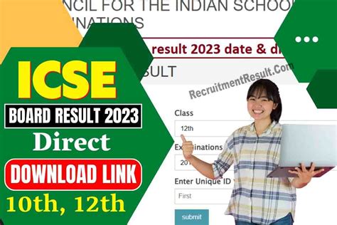 ICSE 10th Board Result 2023 Out Check सआईएससई Class X 2nd Sem Exam Results