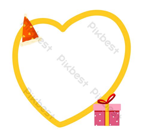 귀여운 복숭아 하트 테두리 그림 일러스트 Png Psd 무료 다운로드 Pikbest