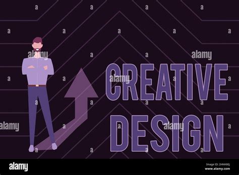 Text Caption Presenting Creative Design Word For Subset Of Visual Communication And