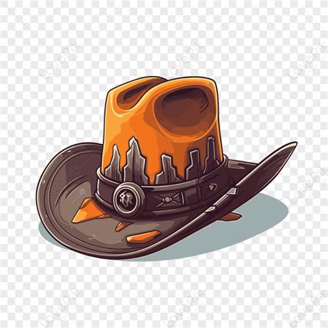 카우보이 모자 벡터 상표 만화 클립 아트 Png 일러스트 무료 다운로드 Lovepik