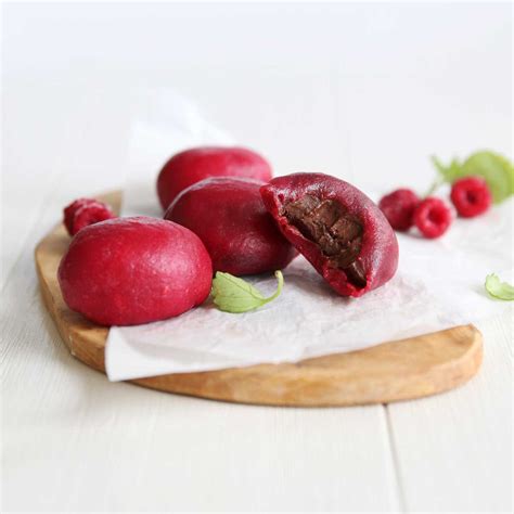 Vegan Raspberry Chocolate Mochi With Chocolate Hazelnut Filling All Purpose Veggies