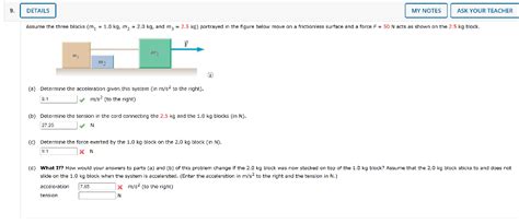 Solved A Determine The Acceleration Given This System In Chegg