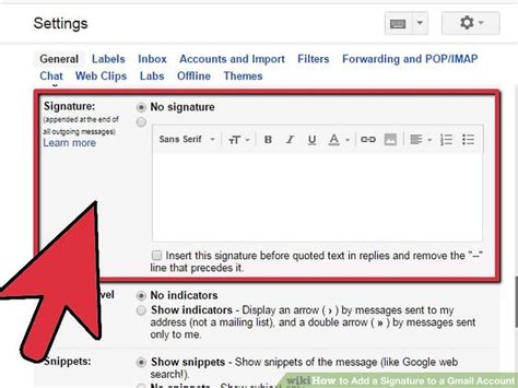 How To Add A Signature To A Gmail Account Steps