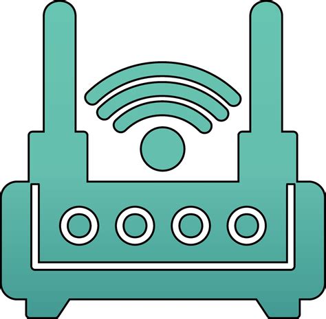 Wifi Router Vector Icon 39444196 Vector Art At Vecteezy