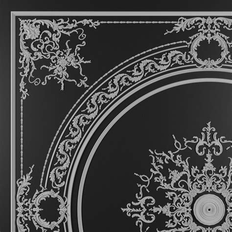 Classical Ornament Decor Free 3d Model Cgtrader