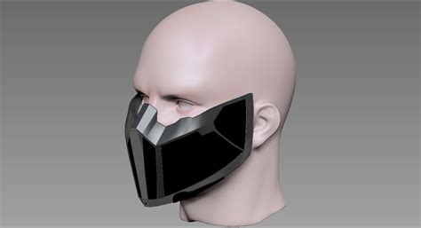 Obj File Mkx Sub Zero Revenant Mask・3d Printable Model To Download・cults
